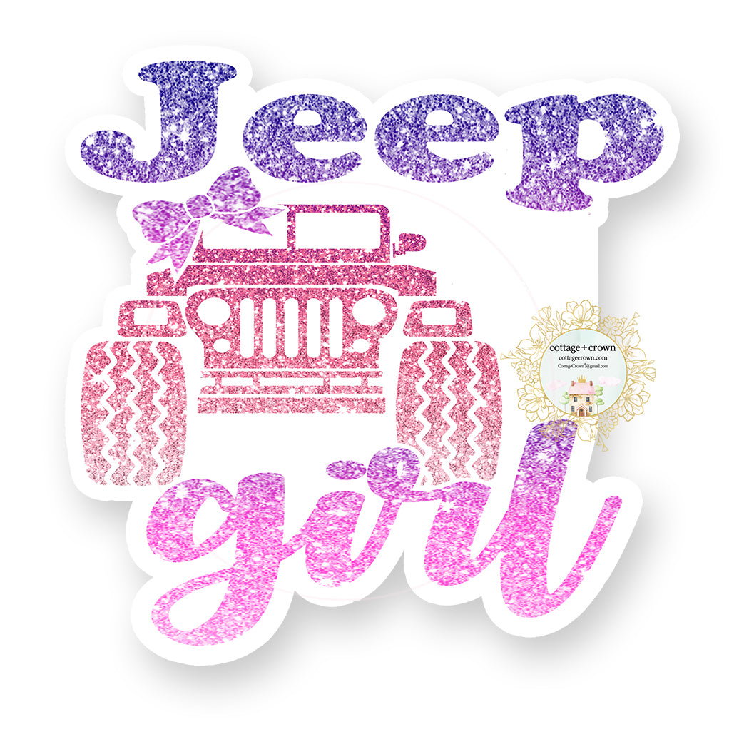 Jeep Girl - Vinyl Decal Sticker – cottage + crown